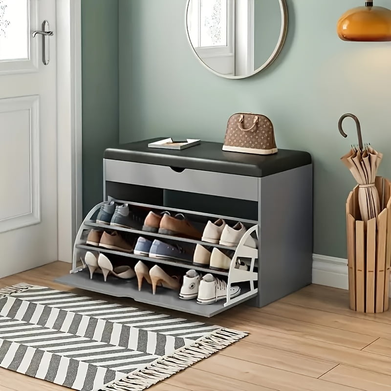 Shoe Rack For Entrance Shoe Cabinet Storage With 3 Drawers Shoe Storage ...