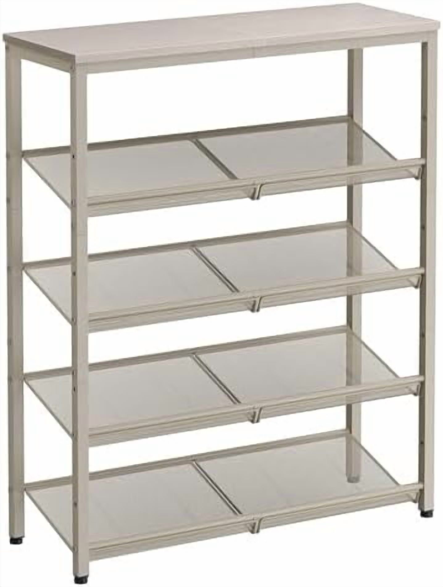 Shoe Rack for Entryway, 5-Tier Shoe Rack Organizer with Storage Shelves ...