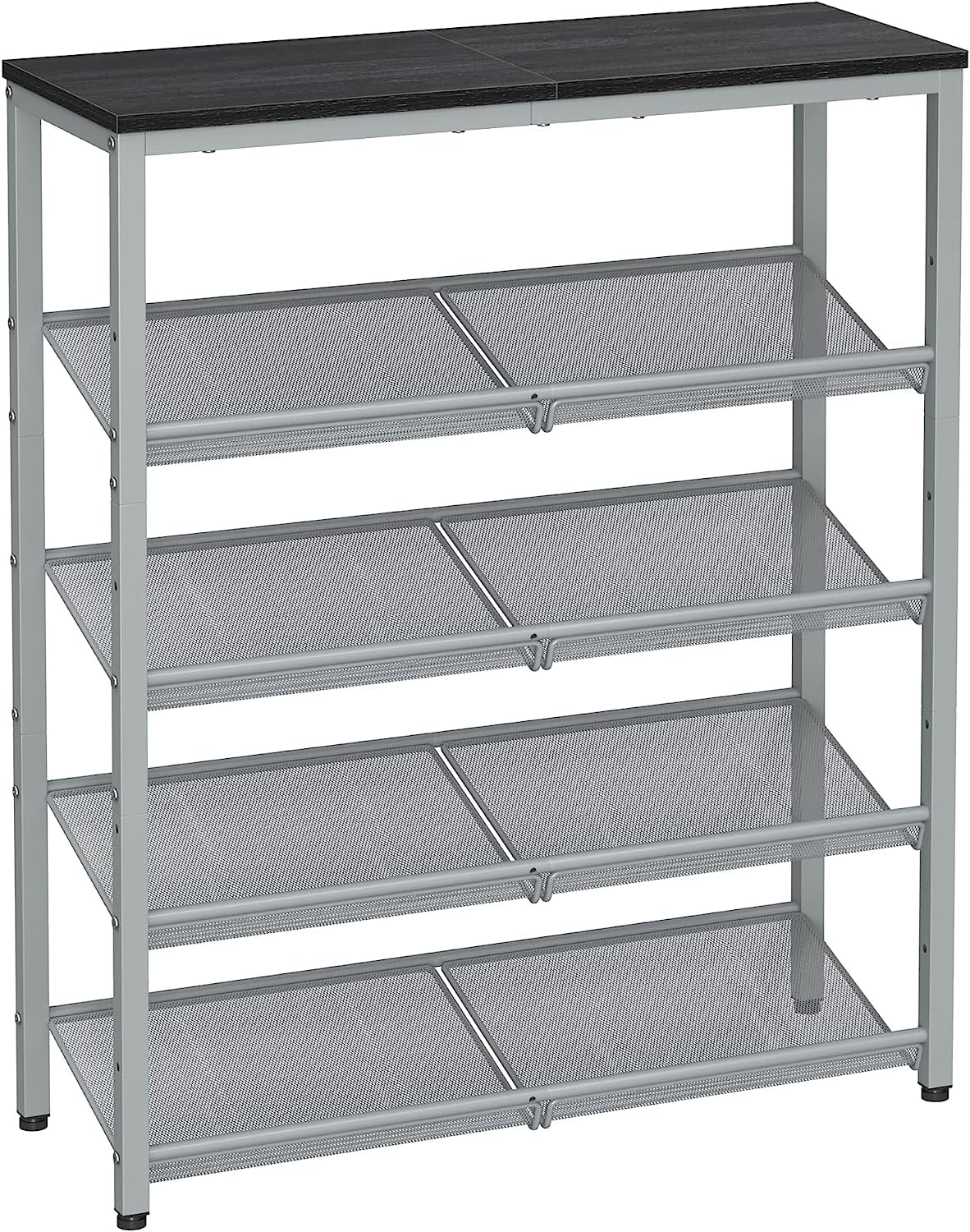 Shoe Rack for Entryway, 5-Tier Shoe Rack Organizer with Storage Shelves ...