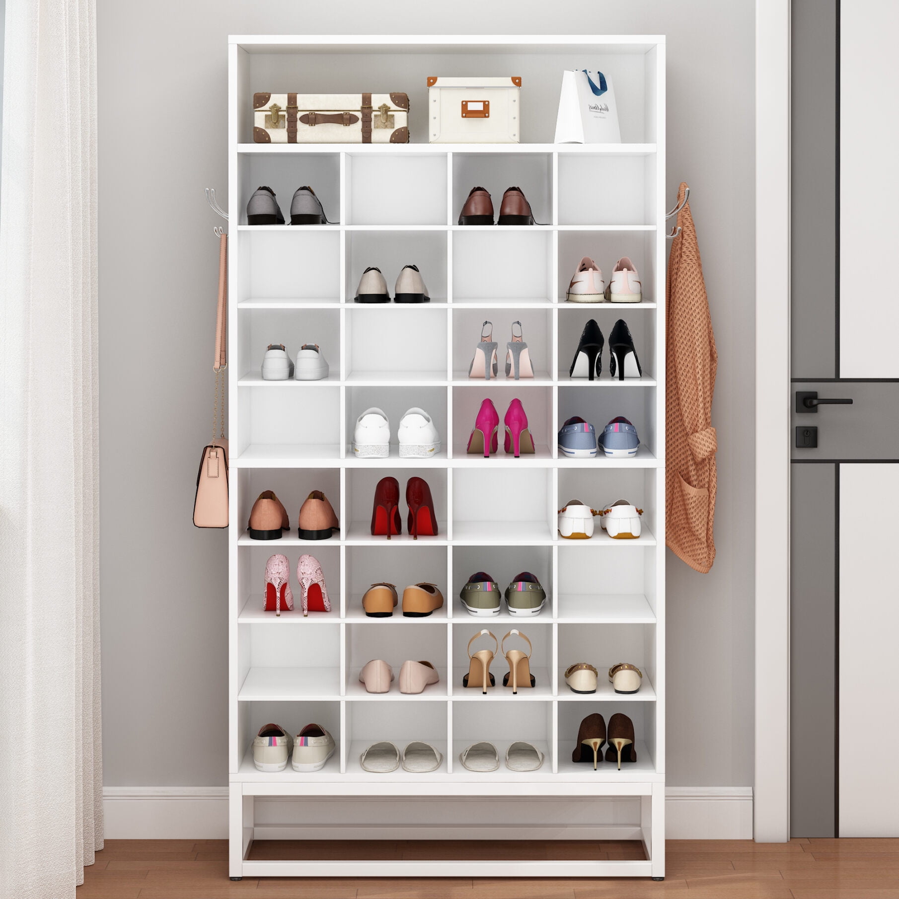 Shoe Rack for Entryway, 8 Tiers Shoe Cabinet Storage for Entryway for ...