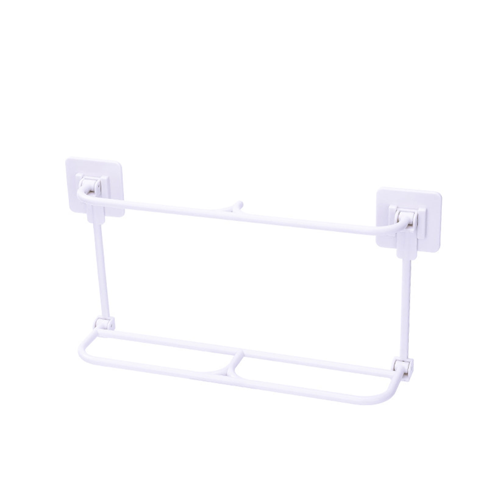 Shoe Rack Foldable Bathroom Slipper Rack Wall Mounted Punch-free Easy ...