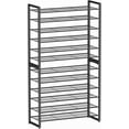 Shoe Rack Holds 60 Pairs 12 Tier Shoe Organizer Heavy Duty Large Metal ...