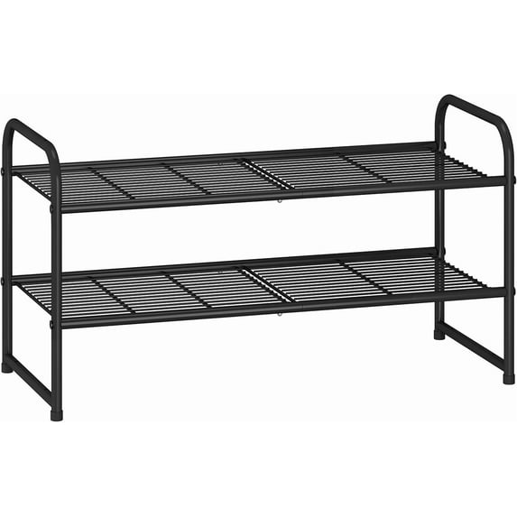 Shoe Rack Holds 60 Pairs 12 Tier Shoe Organizer Heavy Duty Large Metal ...