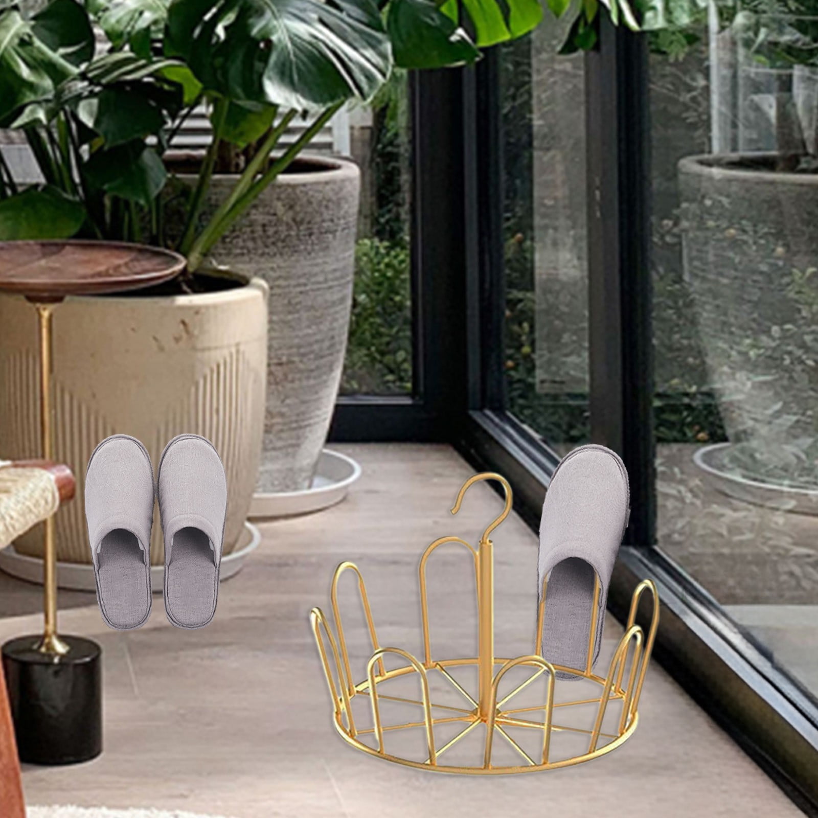 Shoe Rack Household Multifunctional Rotary Shoe Drying Rack Multi-layer ...