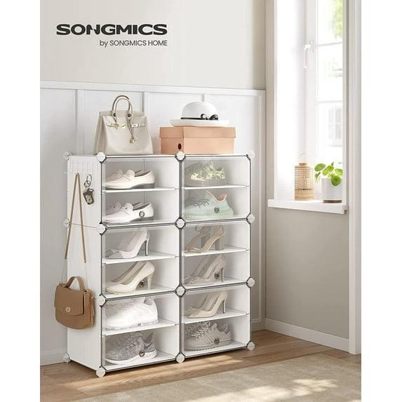 Shoe Rack Organizer, 6-Tier Shoe Storage Cabinet for Closet and ...