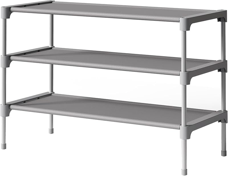Shoe Rack - Premium Non-Woven Shoe Rack Shelf, Shoe Organizer for ...