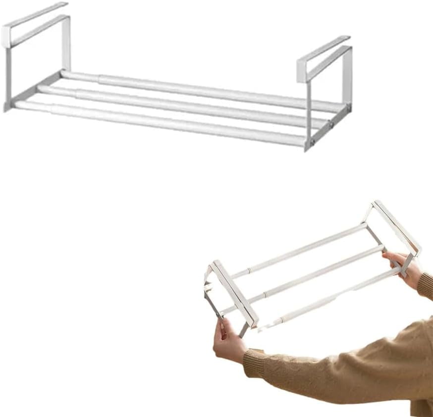 Shoe Rack- Retractable Shoe Cabinet Layered Partition Holders Hanging ...