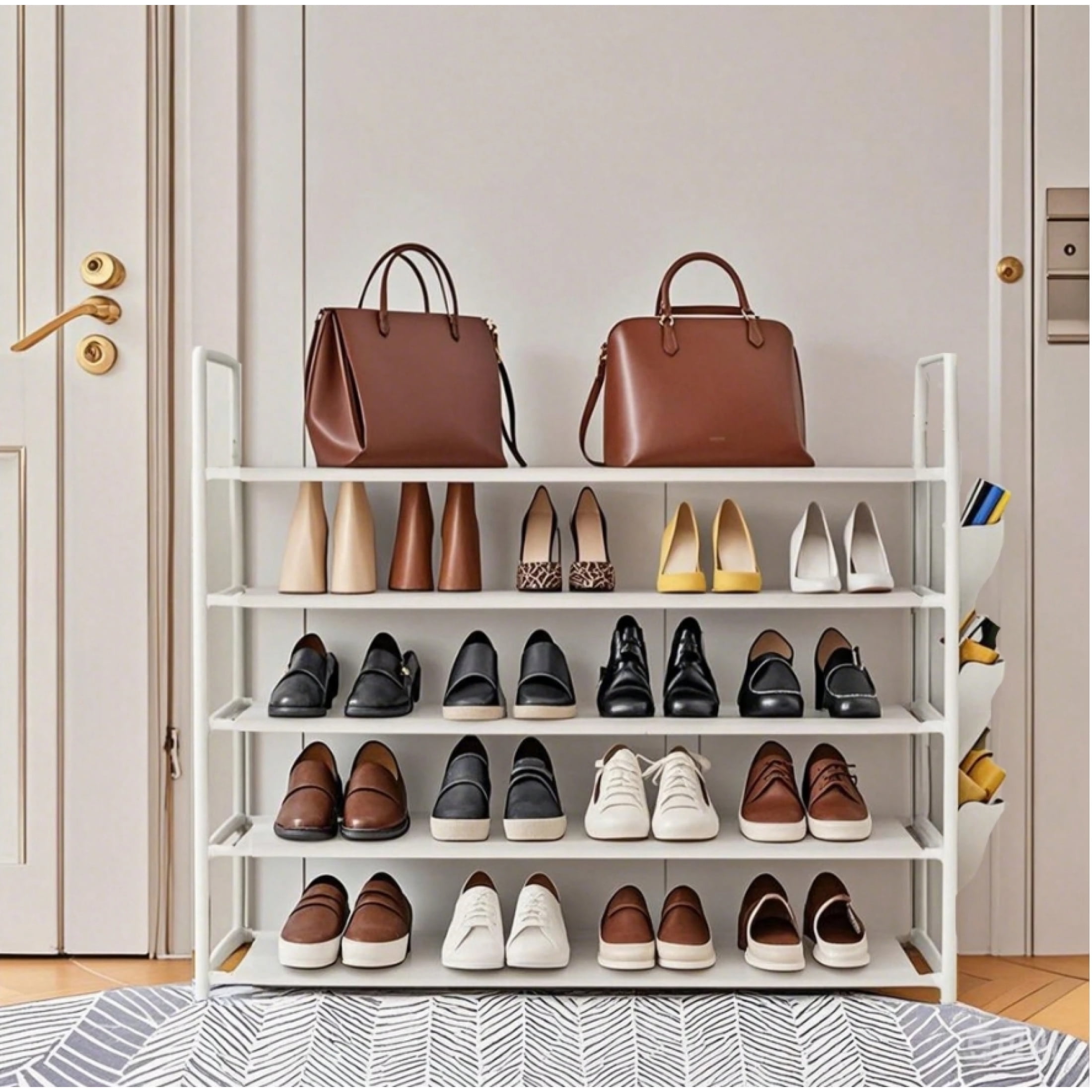 Shoe Rack Shoe Holder For Closet Entryway Shoe Shelf Shoe Stand 20-25 ...