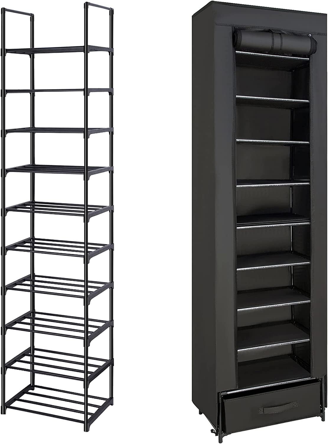 Shoe Rack, Sturdy Metal Shoe Rack Organizer,Narrow Shoe Rack,Shoe Racks ...