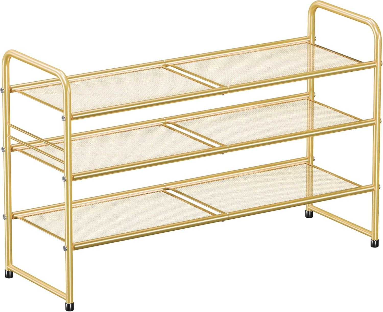 Shoe Rack for Closet, 32 inch Metal Shoe Rack Organizer Heavy Duty, 3 ...