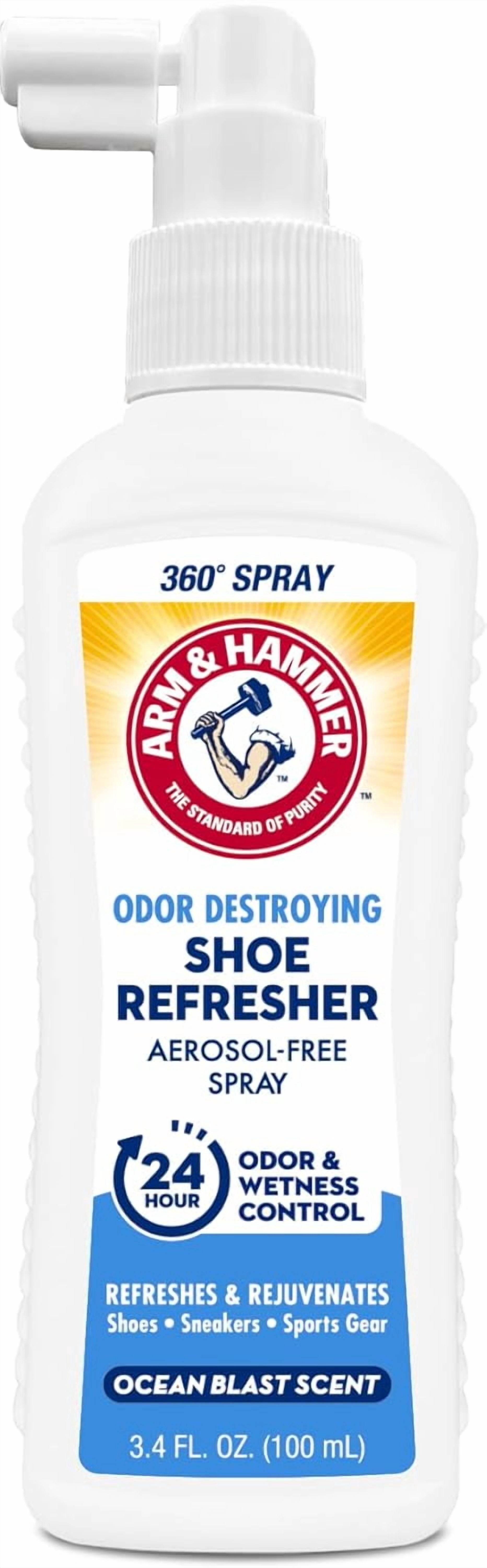 Shoe Refresher Spray, Odor Eliminator for Sneakers, 24 Odor & Wetness ...