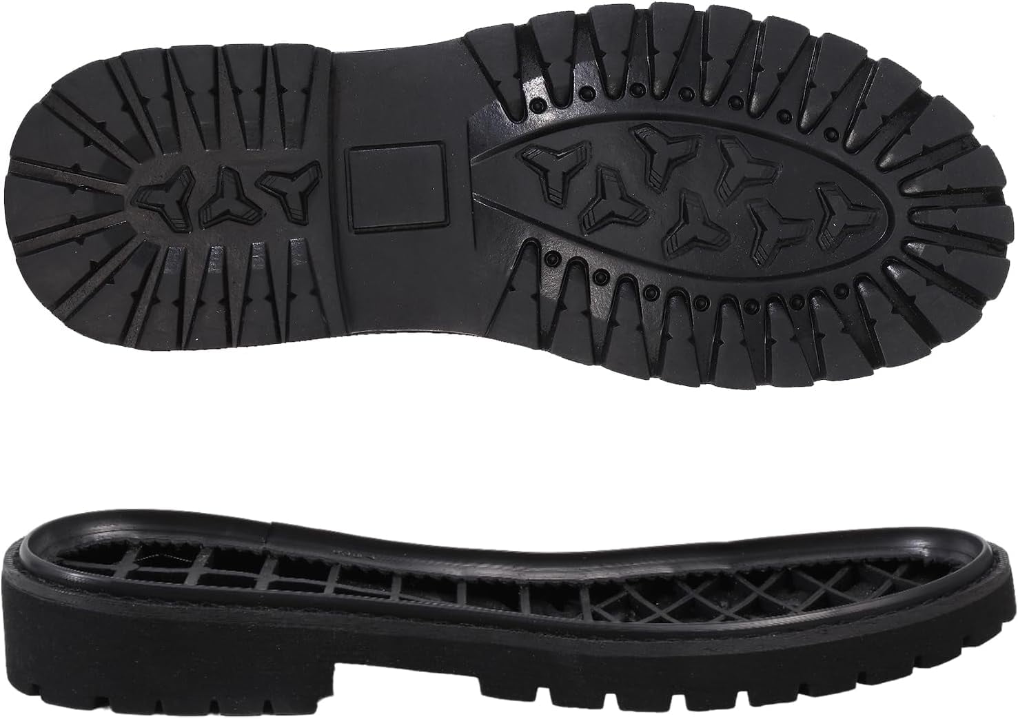 Shoe Replacement Rubber Full Out Sole A Pair Leather Shoes Wear ...