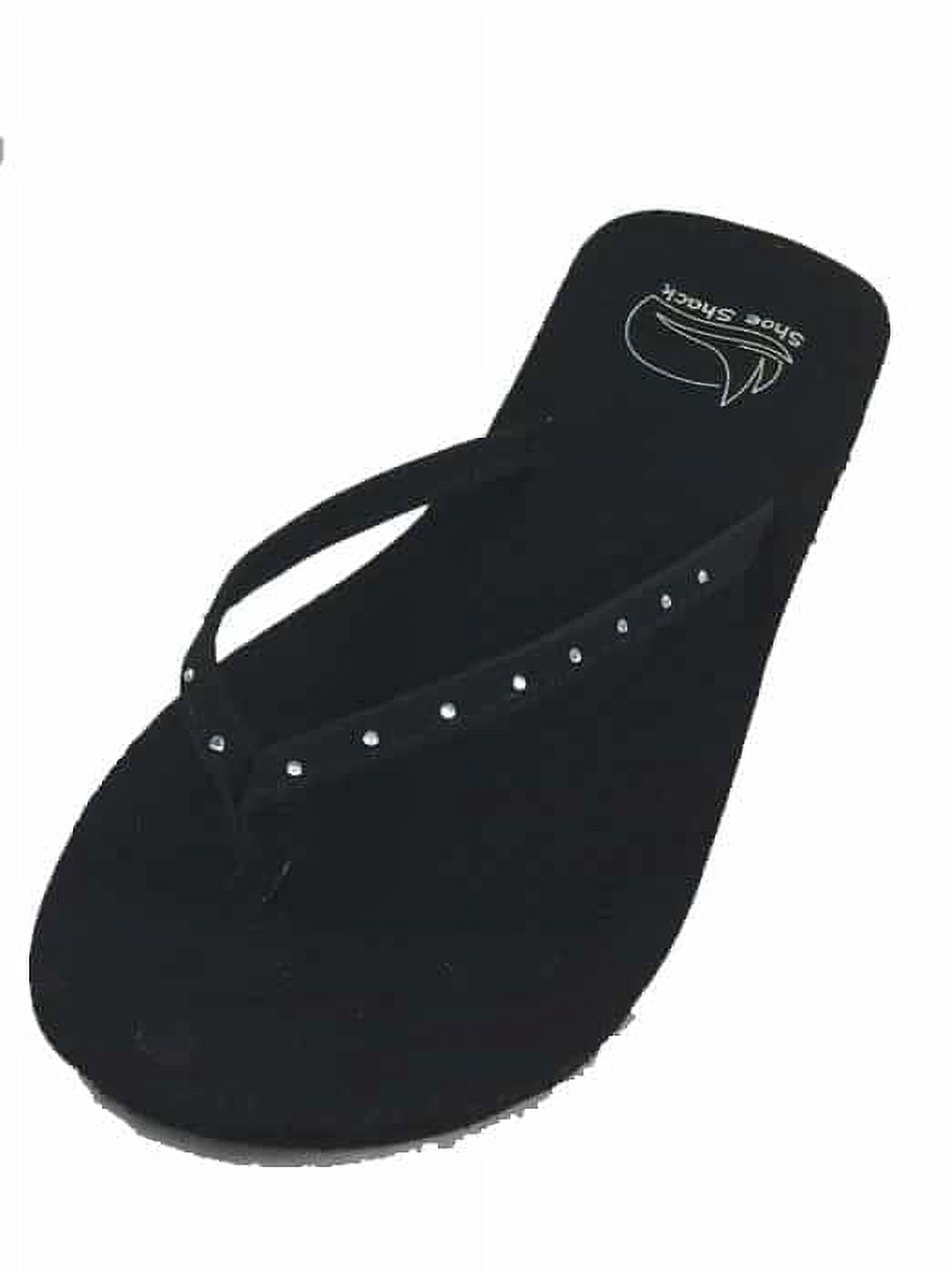 Shoe Shack Rhinestone Sandals-Flats - Flip Flops - Shoes - Walmart.com