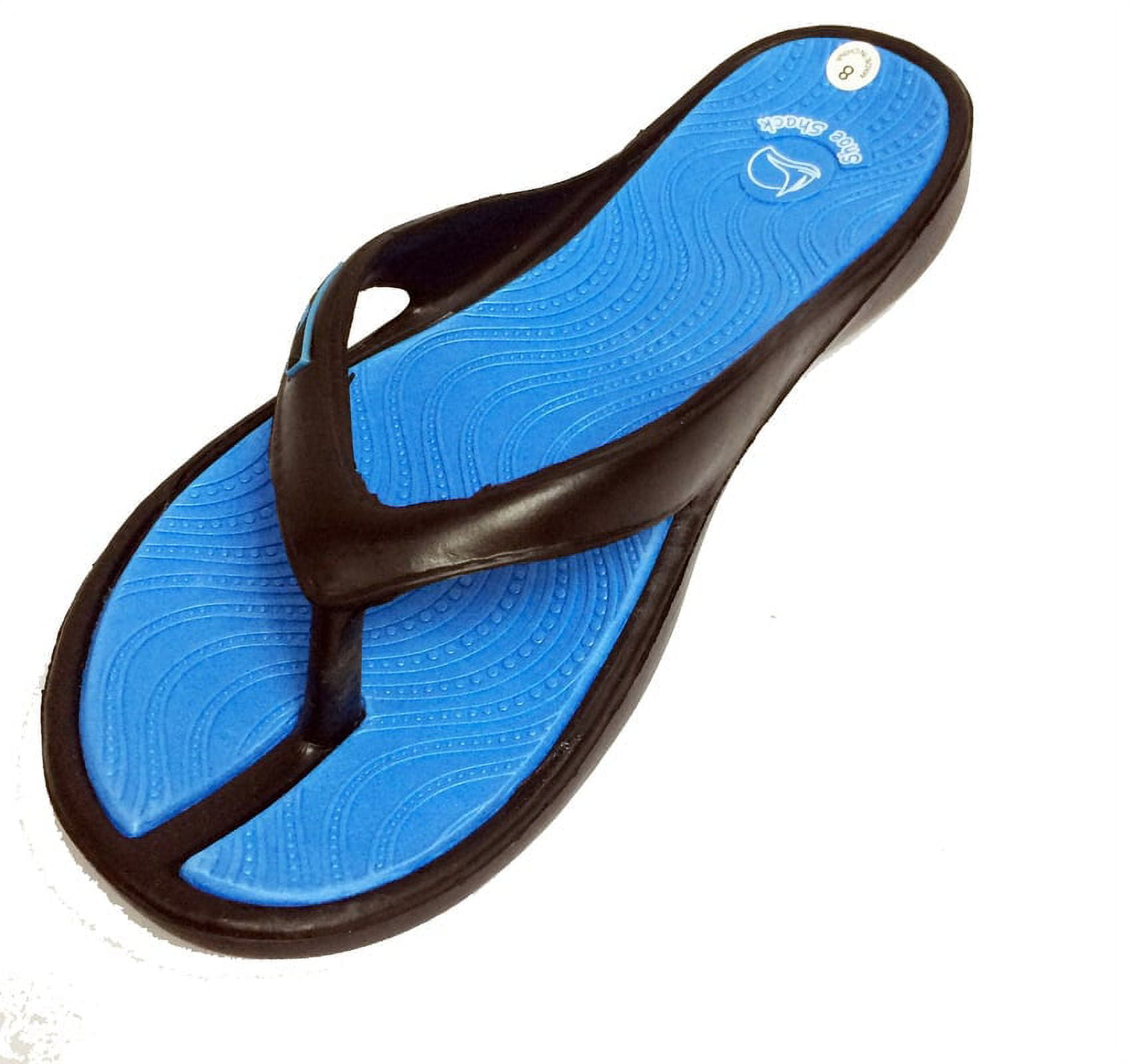 Shoe Shack Womens Anti Slip Comfy Thong Sandals Flip Flops - Walmart.com