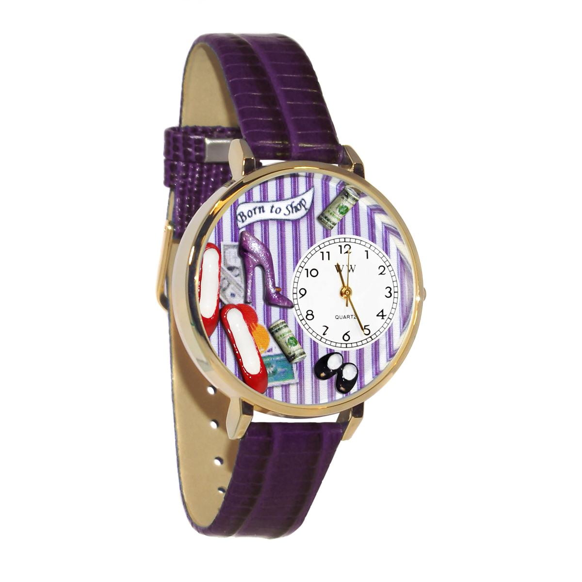Shoe Shopper Watch in Gold (Large) - Walmart.com