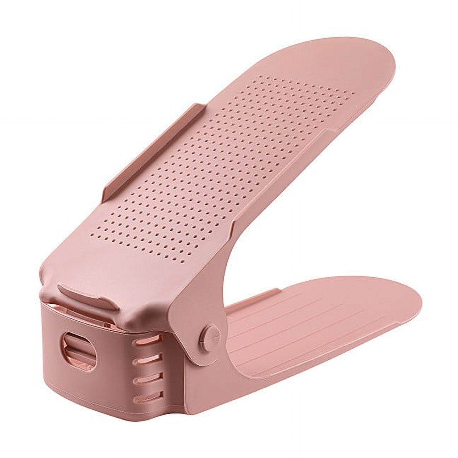 Shoe Slots Organizer,Adjustable Double Layer Stack Shoe Holder Space ...