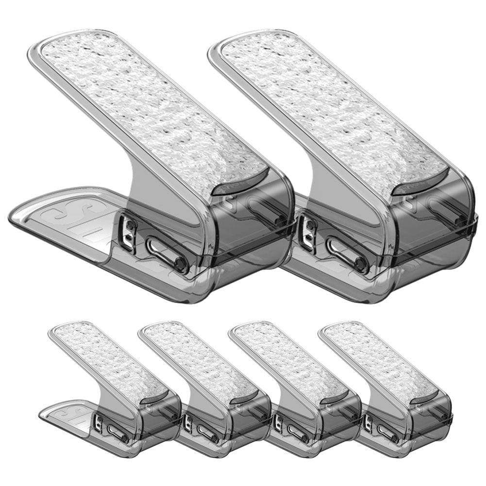 Shoe Slots Organizer, Double Layer Shoe Stacker,3 Levels Adjustable ...