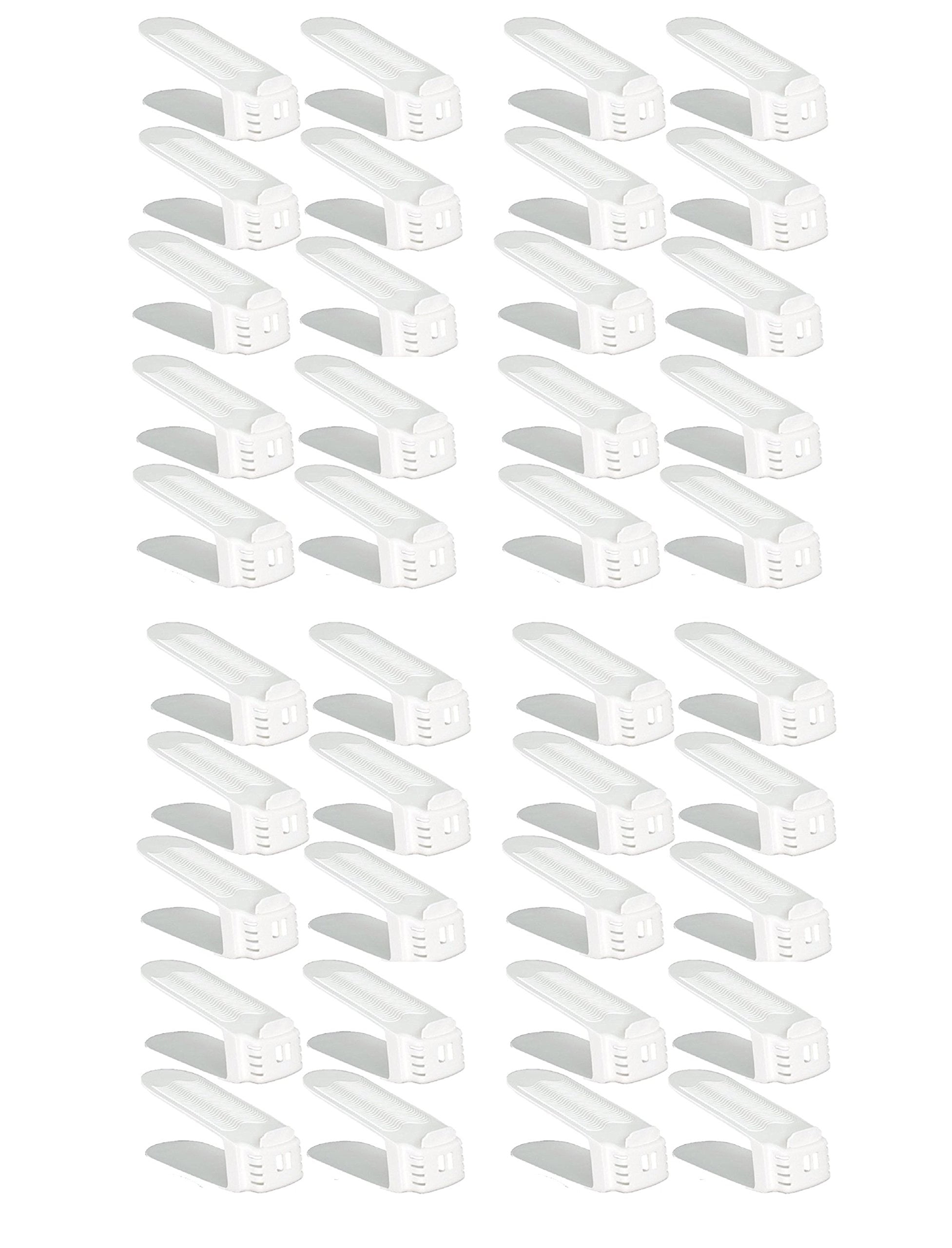 Shoe Slotz Space-Saving Storage Units in Ivory | As Seen on TV | No ...