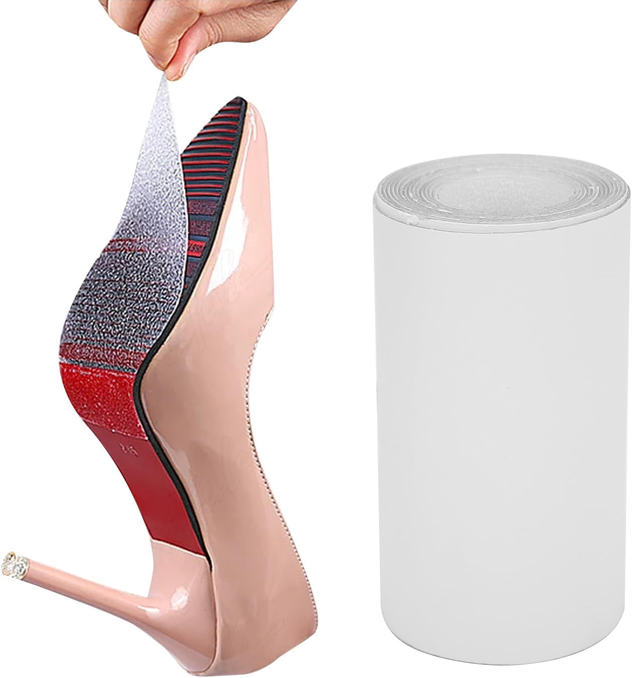 Shoe Sole Protector for High Heel Shoes Tutuviw 3.9 in x 78.7 in Red ...