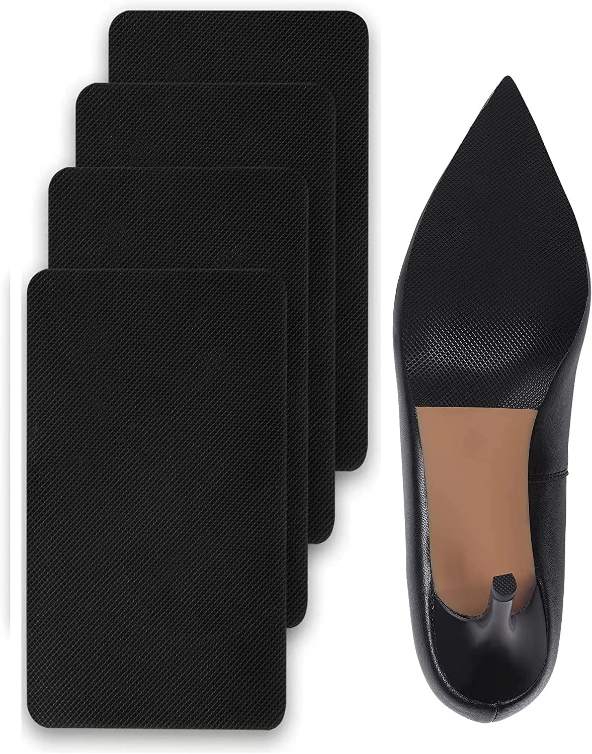 Shoe Sole Protectors for High-Heels.Black Bottom Shoe Protectors.Shoe ...