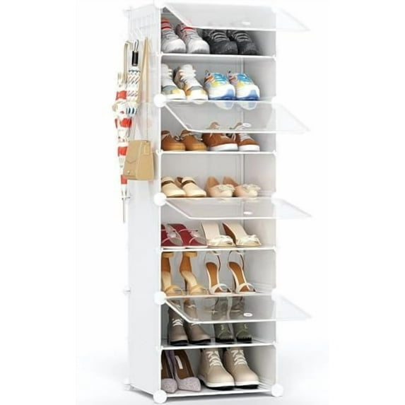 Shoe Storage,8 Tier Shoe Rack Organizer for Closet Shoe Cabinet with ...