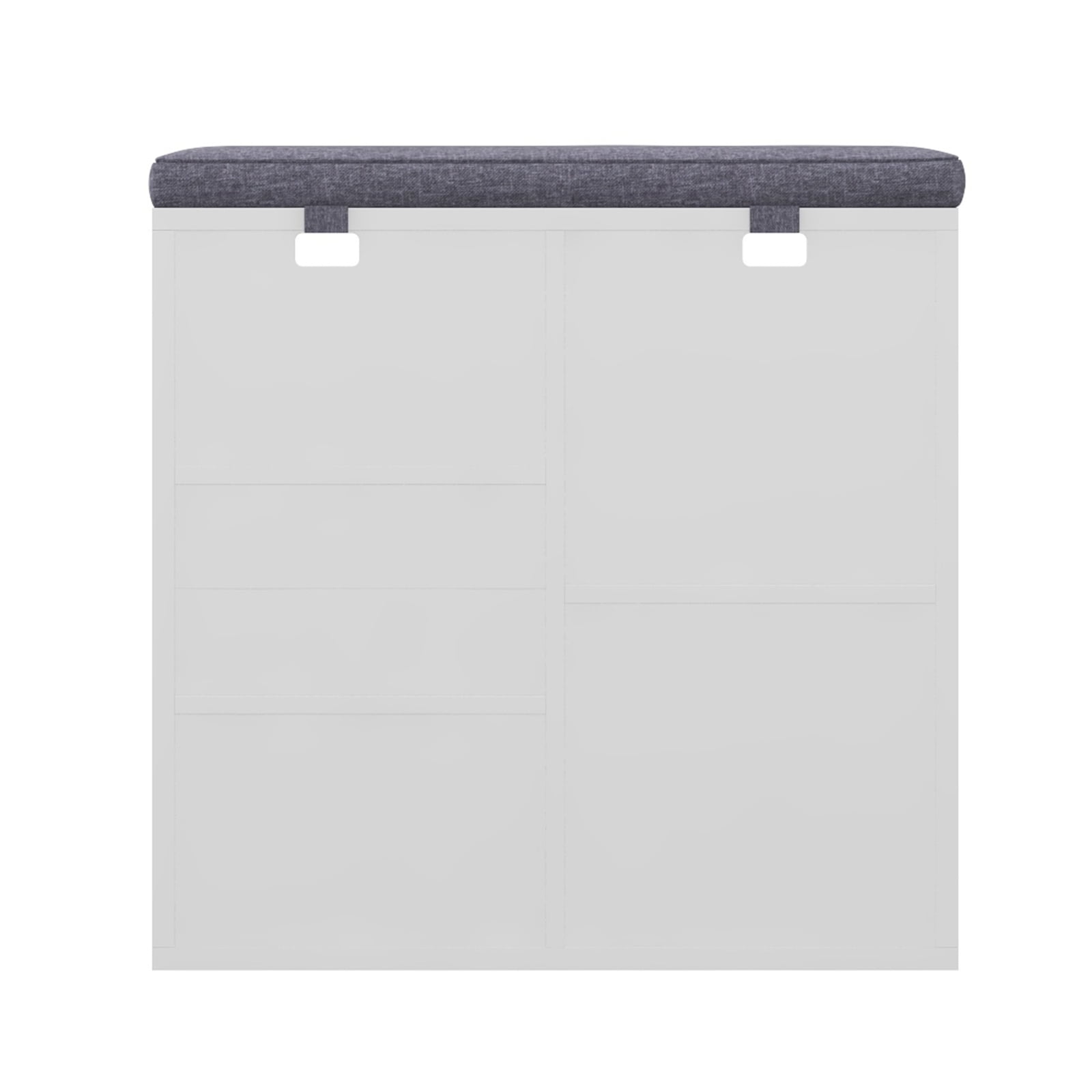 Shoe Storage Bench, 10 Cubbies Shoe Bench with Cushion and Side Pocket ...
