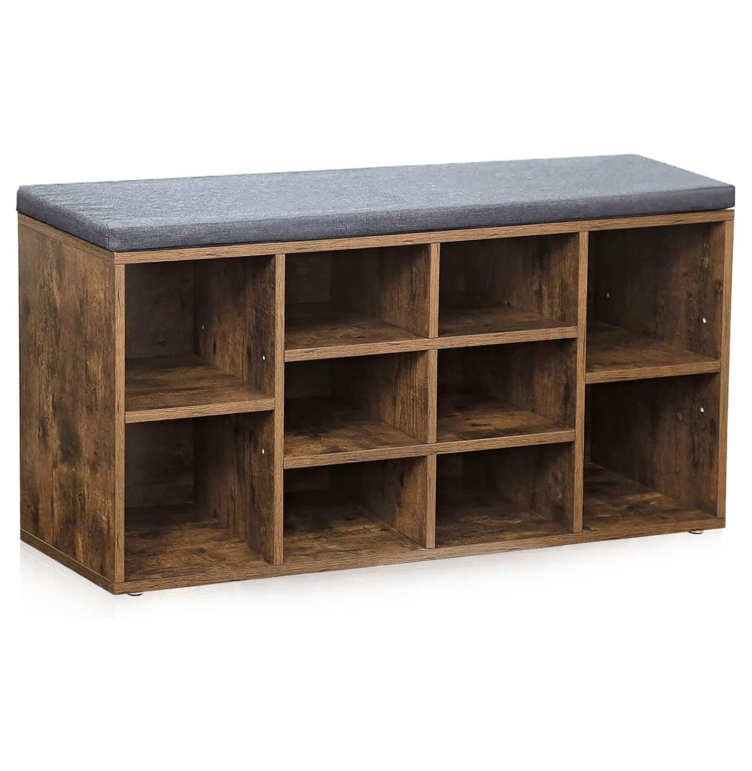 Shoe Storage Bench, Entryway Bench with Storage, 3-Tier Shoe Rack Bench ...