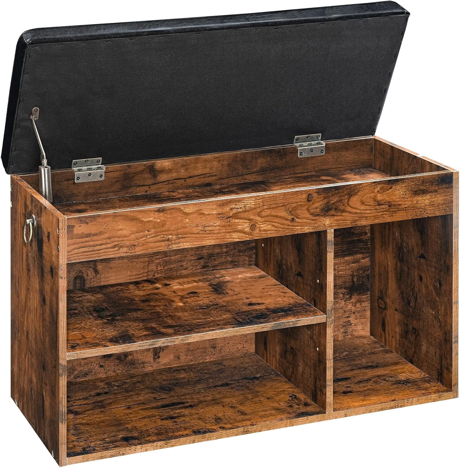 Shoe Storage Bench with Padded Cushion, Entryway Bench with Flip-Open ...