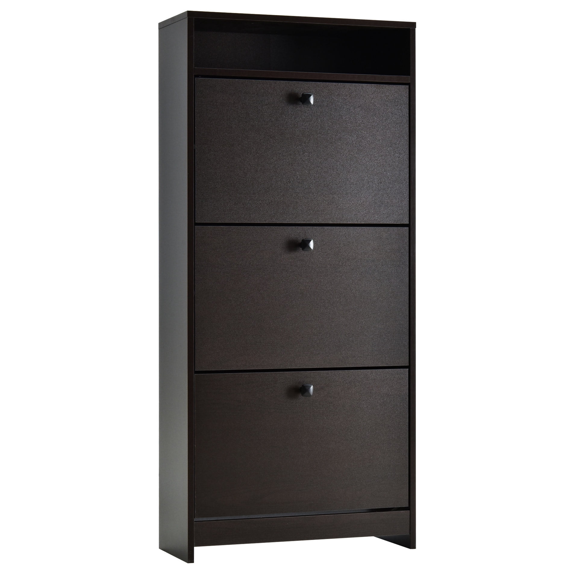 Shoe Storage Unit | 3 Fold-Out Drawers and Small Item Top Space ...