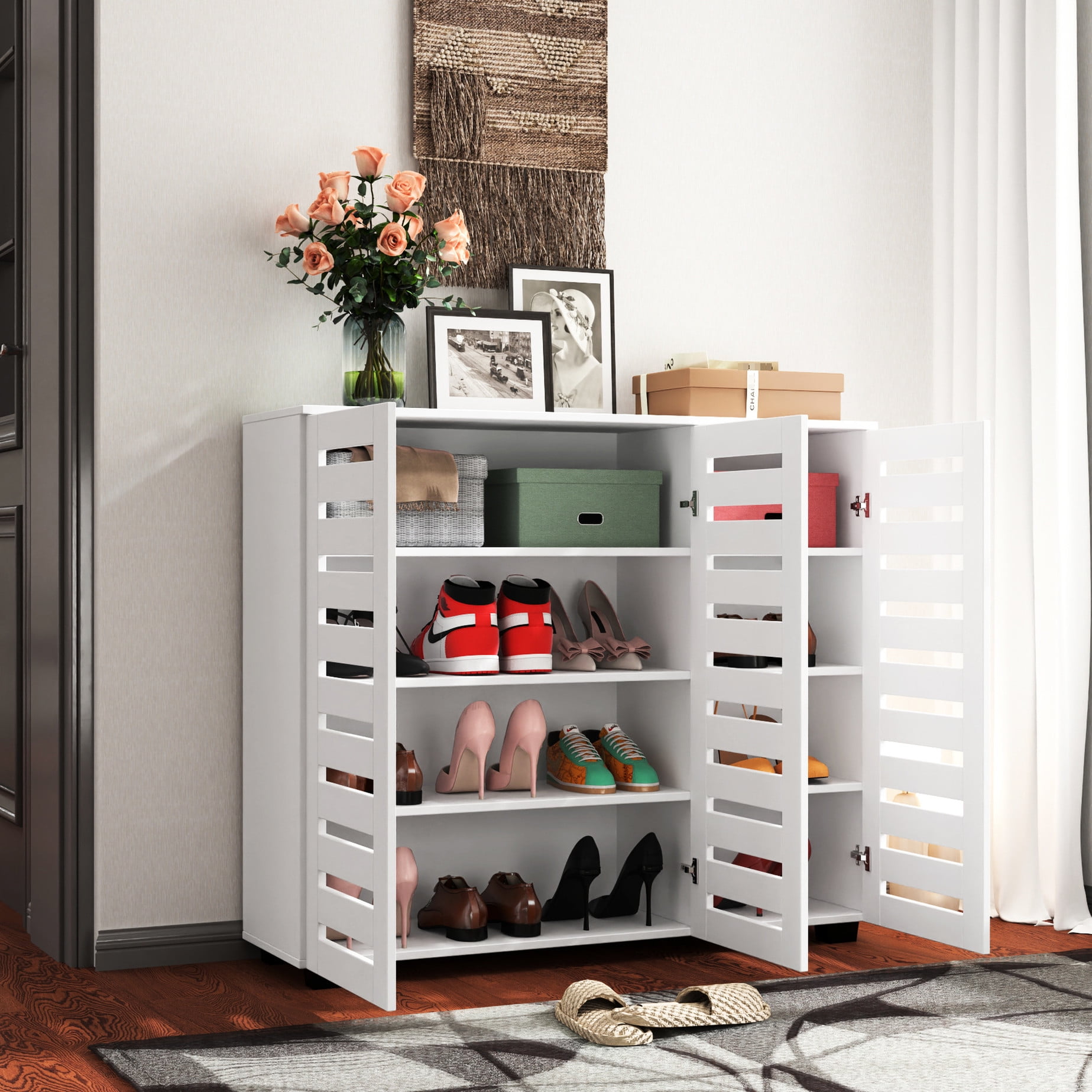 Shoe Storage Cabinet | Keep High - heels and Sneakers in Bedroom ...