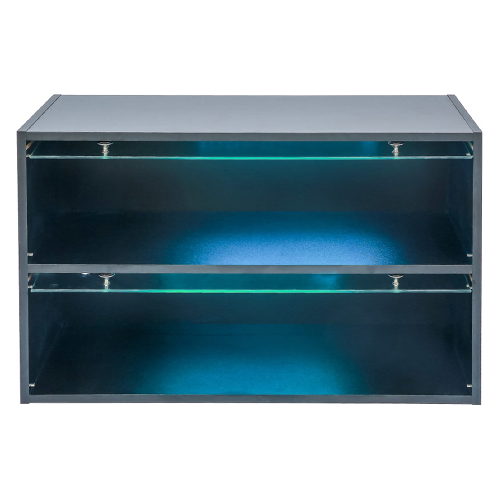 Shoe Storage Cabinet With Black Glass Door For Sneakers Shoe Cabinet ...