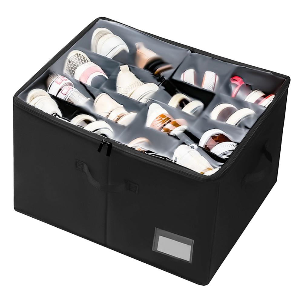 Shoe Storage Organizer for Closet, Shoe Box Organizer, Foldable Shoe ...
