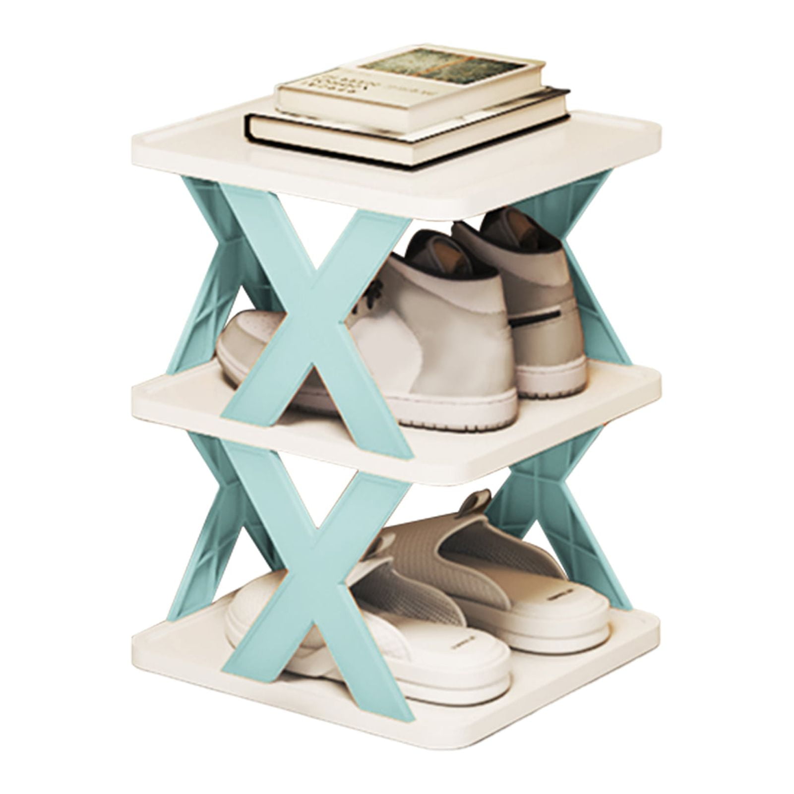 Shoe Storage Rack Space Saving Strong Loading Adjustable Stackable ...