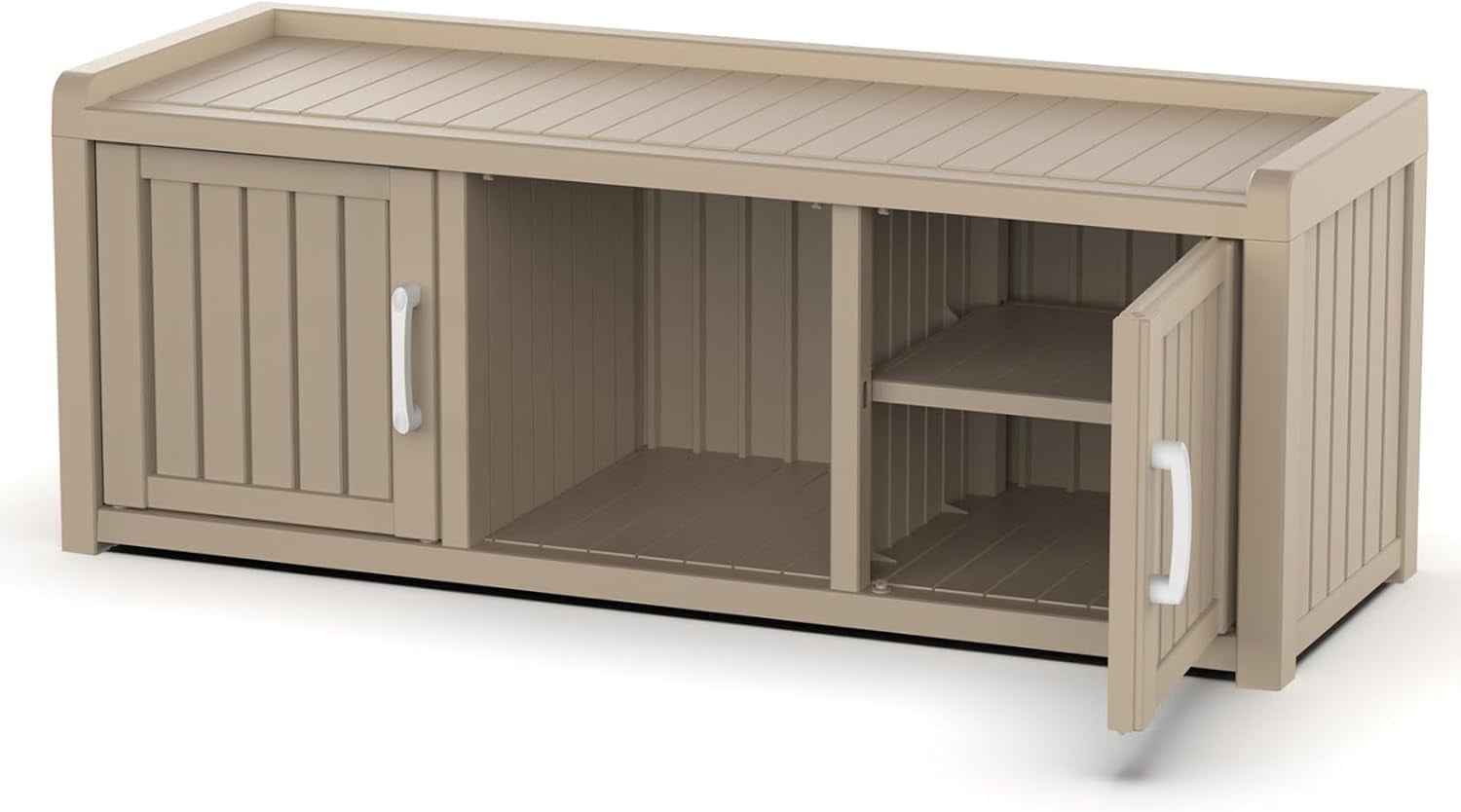 Shoe Storage with2 Door Cabinet,Entryway with Shoe Storage, Detachable ...