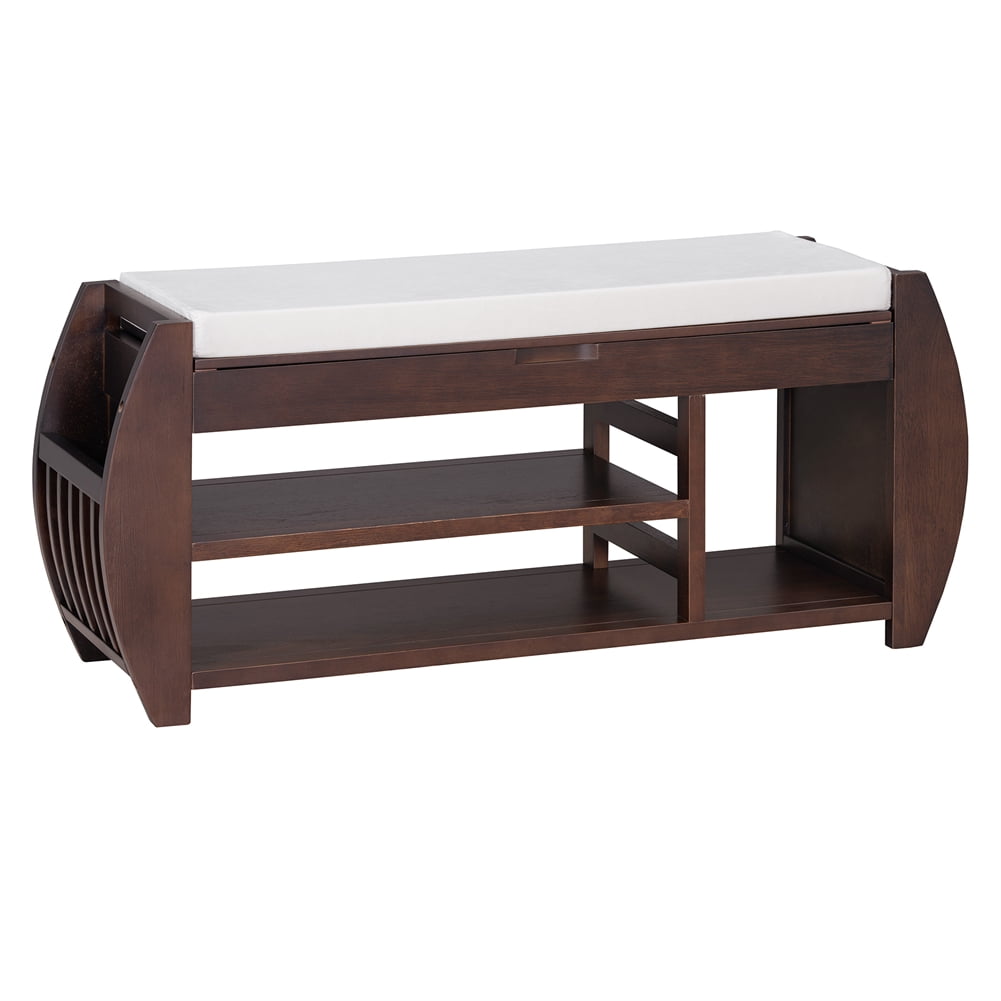 Shoe StorageWith Lift Top Storage, Shoe Cabinet With Open Shelves ...
