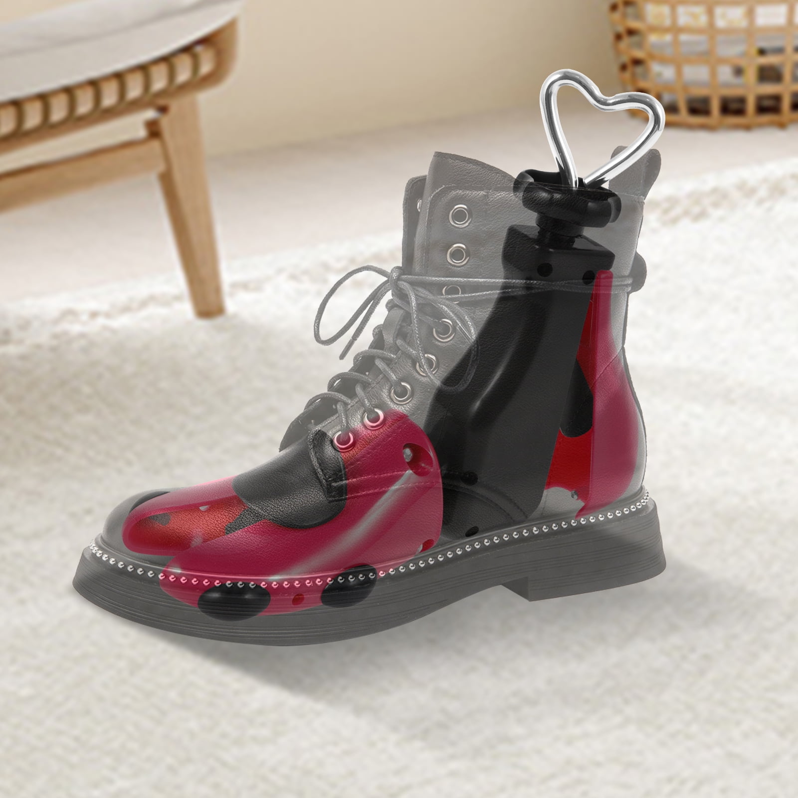 Shoe Stretcher Adjustable Boot Stretcher with Shoe Horn Universal Shoe ...