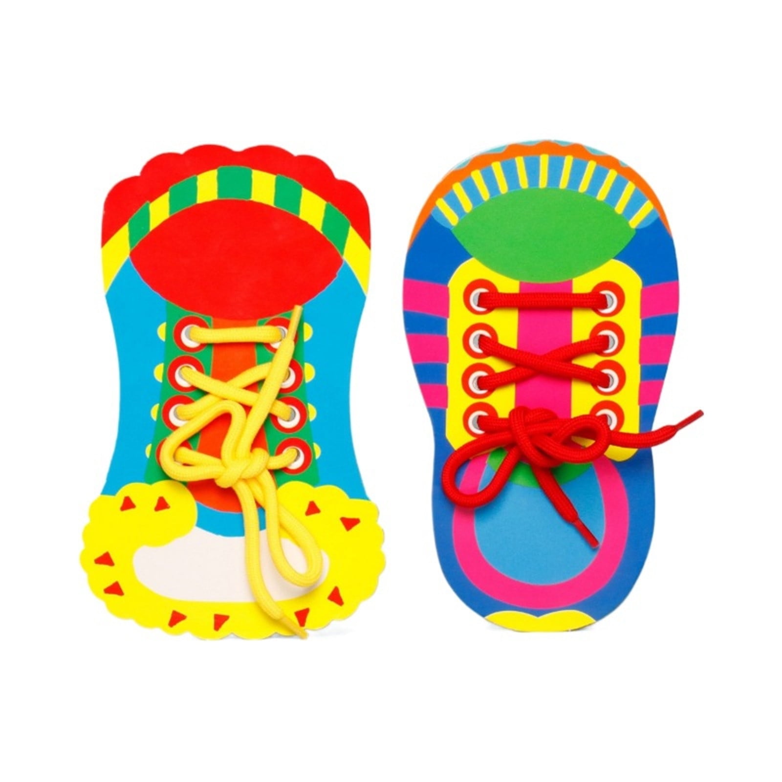 Shoe Tying Practice Board | Shoelace Training Aid | Fine Motor Skill ...