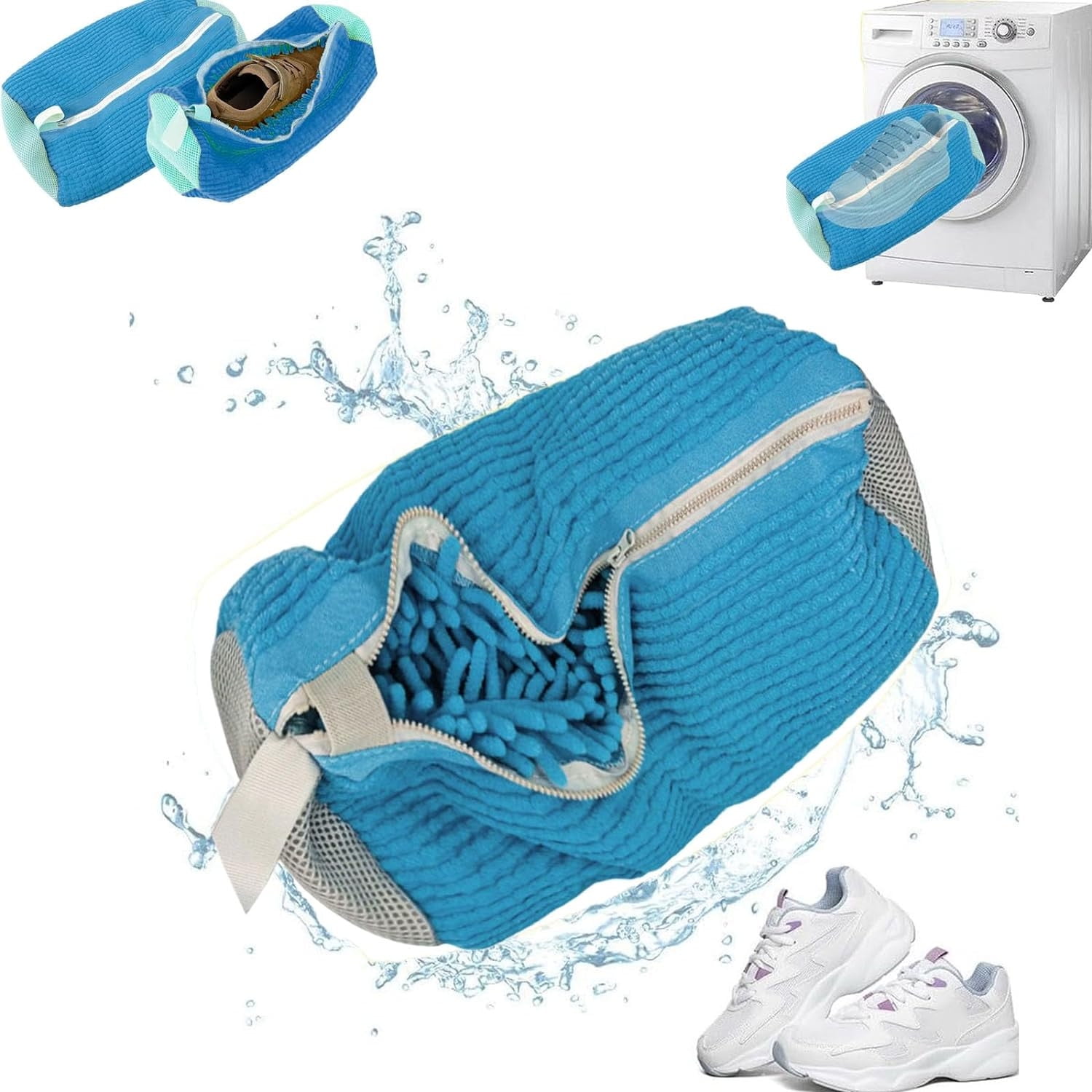 Shoe Washing Bag for Washing Machine - Shoe Cleaning Bag, Laundry Shoe ...