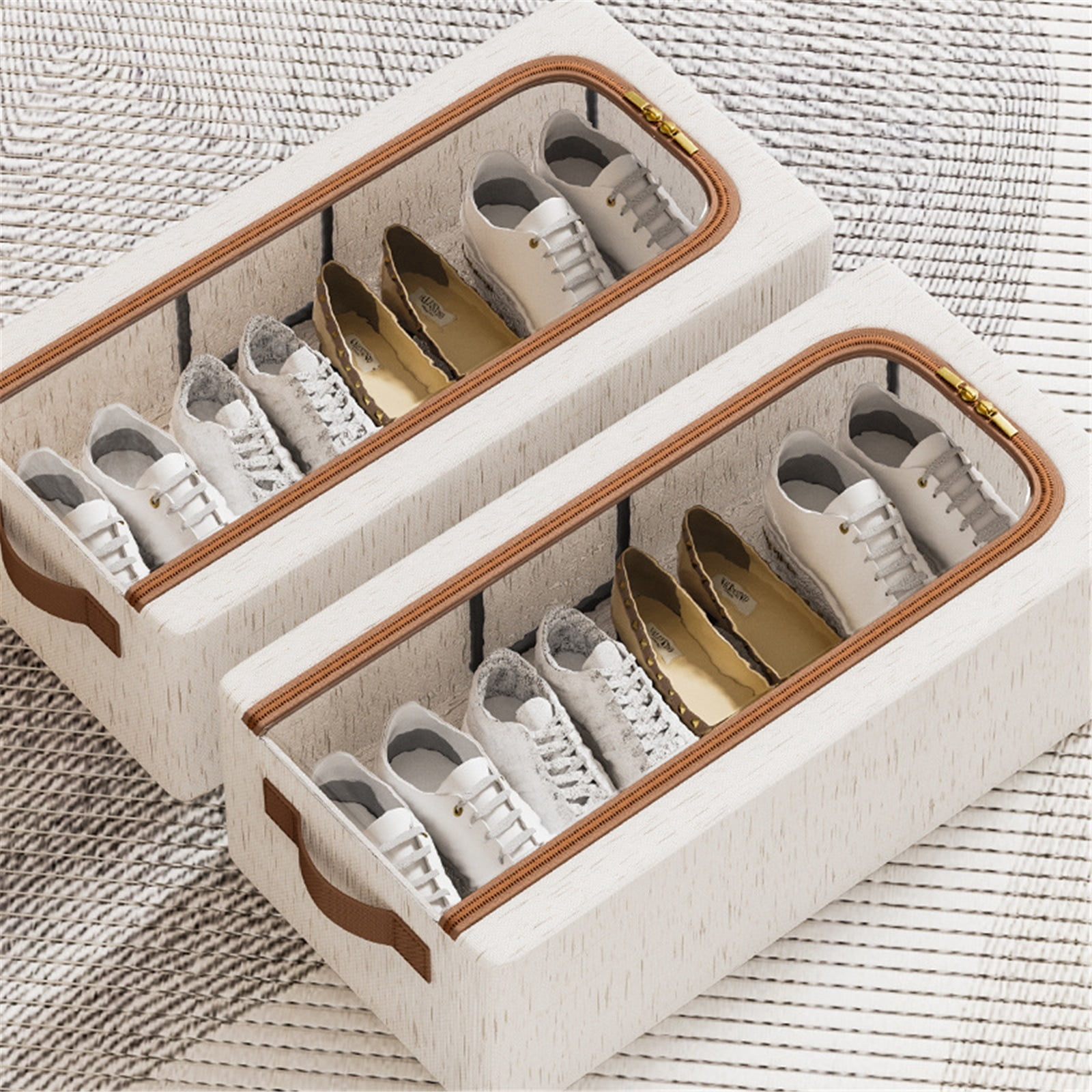 Shoe box shoe storage artifact for home dormitory space saving foldable ...