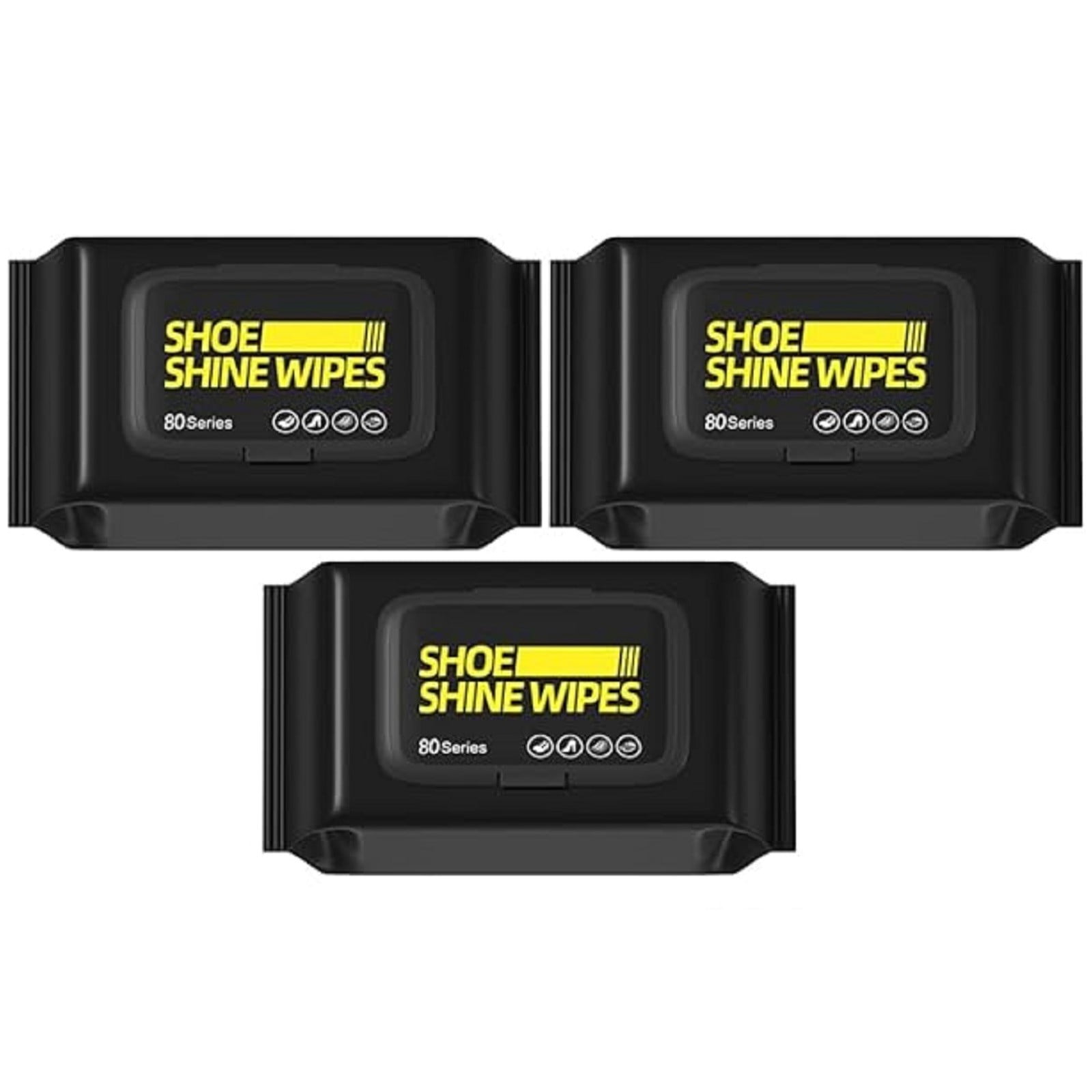 Shoe wipes Pack of 1/2/3 Total 80 Pcs Sneakers Cleaning Quick Wipes ...