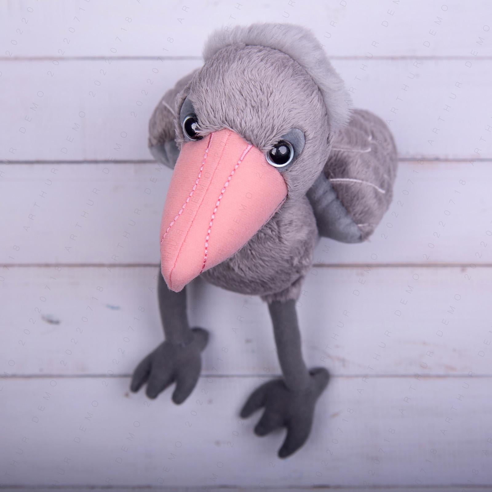 Shoebill Plush Toy, Realistic 6.29inch Shoebill Stuffed Animal plush ...