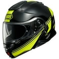 Shoei Neotec II Separator Modular Helmet - TC-3 Black/Hi-Viz - Walmart.com