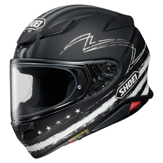 Shoei RF-1400 Full-Face Street Motorcycle Helmet, Black, Medium, Snell ...