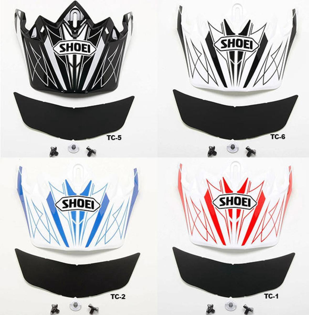 Shoei VFX-W FCR3 Sleek Visor Motorcycle Helmet Accessories - TC-1 / One ...