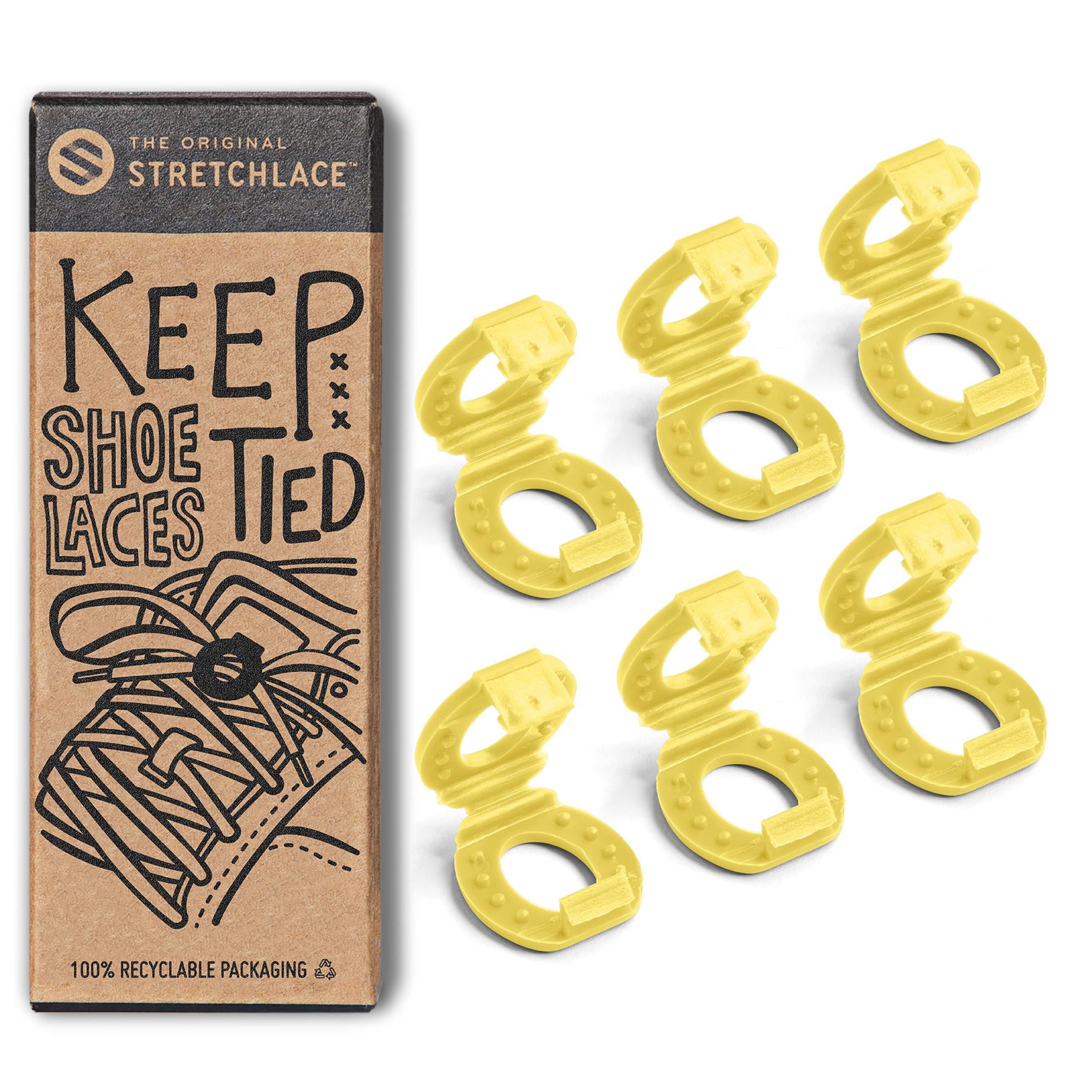 Easy-Lock Shoelace Knot Clips by The Original Stretchlace | Colored ...