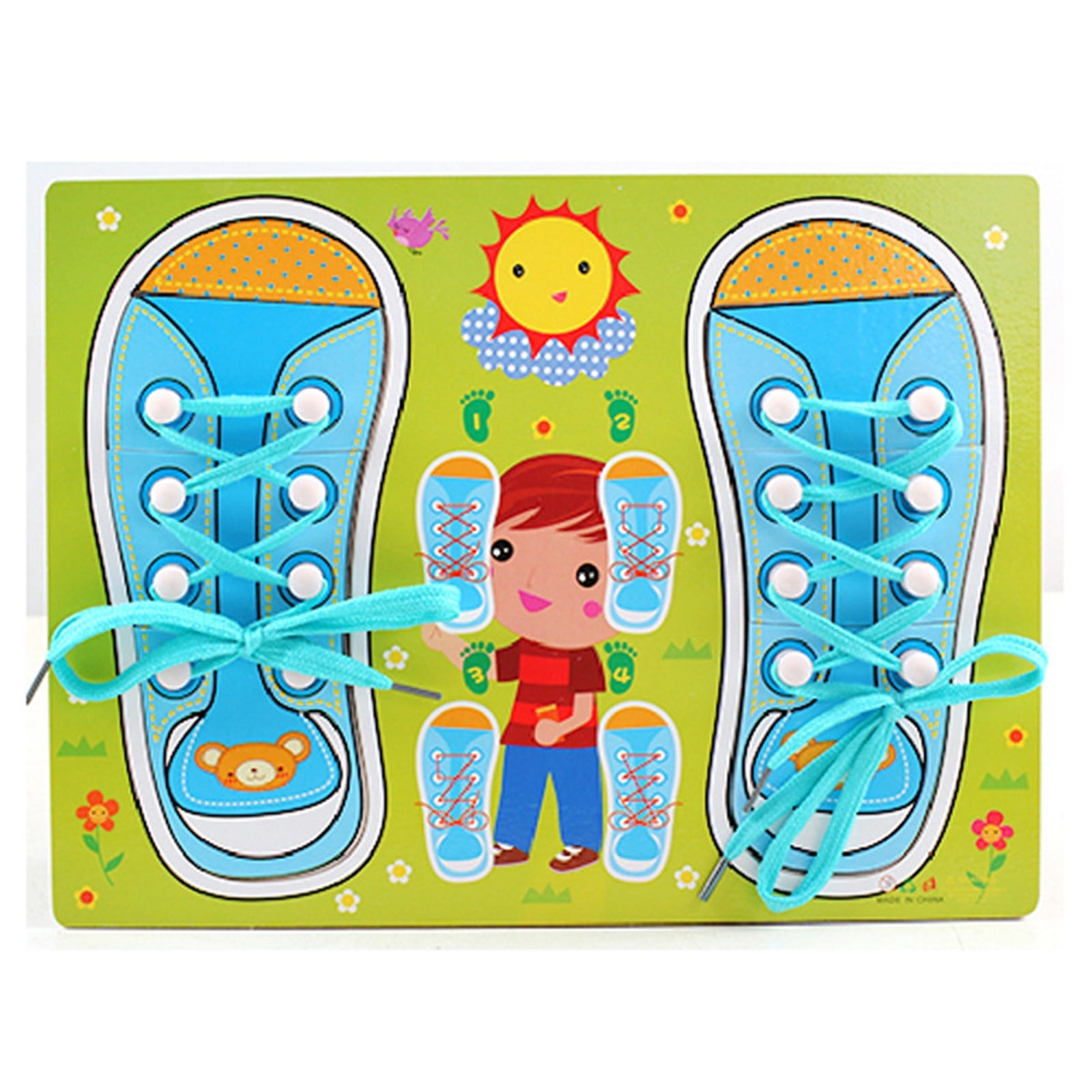 Shoelace Threading Teaching Toys Learn To Tie Shoelaces Toy Kids ...