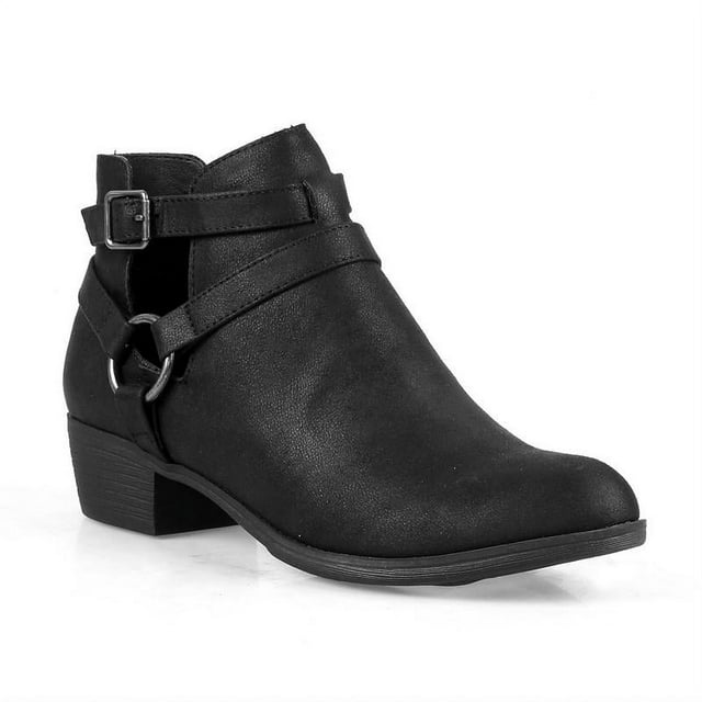 Shoelala Ankle High Women's Pull on Booties - Walmart.com