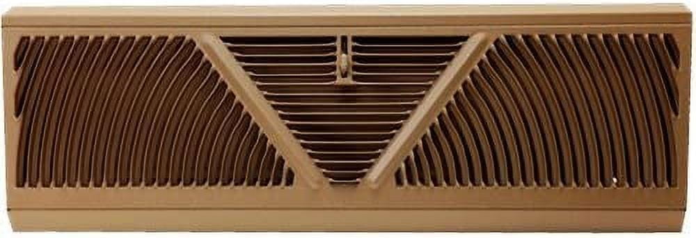 Shoemaker Brown Extended Height Baseboard Registers - 15" or 18" (18 ...