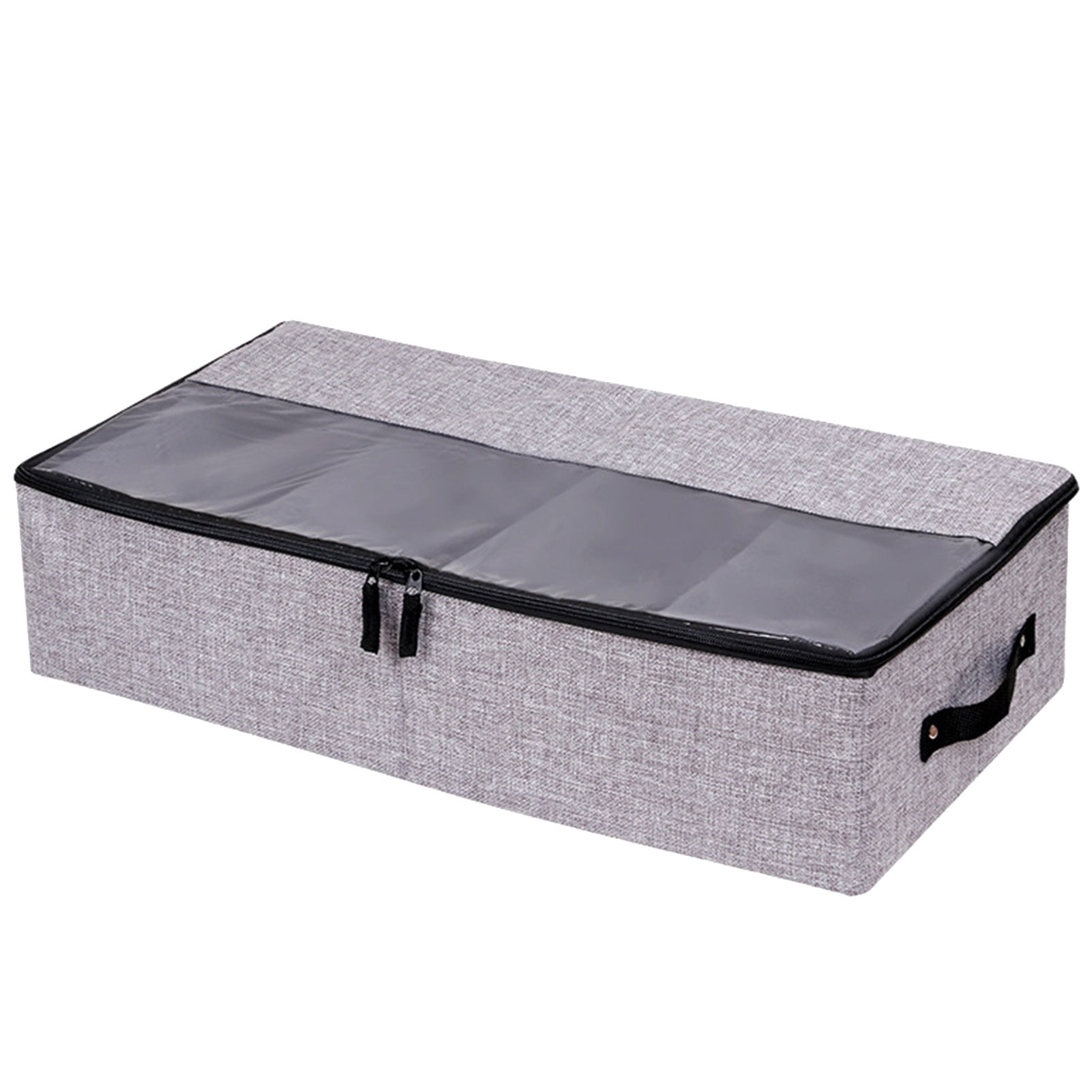 Shoes Cabinet Multi-Grids Foldable Fabric Under Bed Storage Case ...