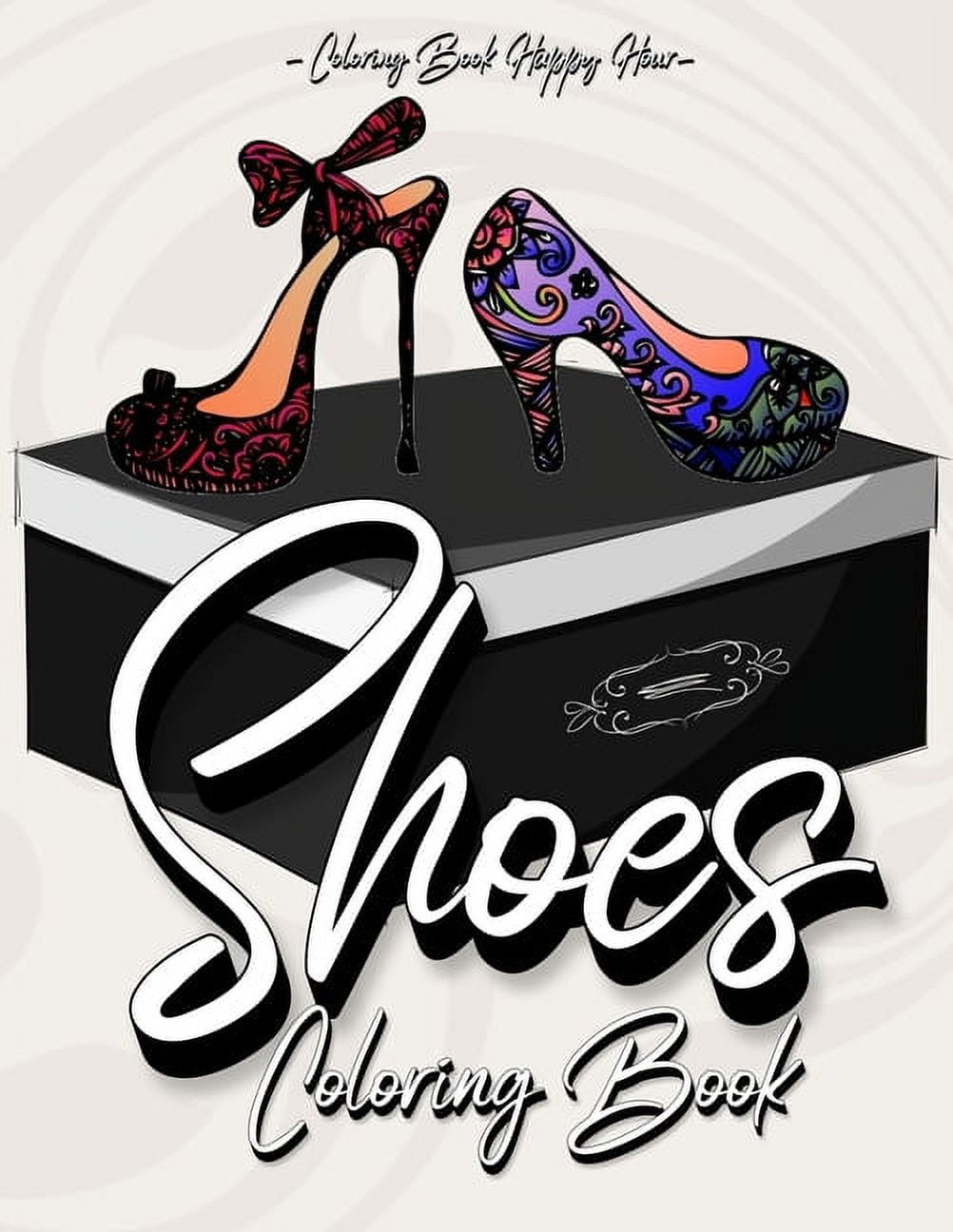 heels coloring pages